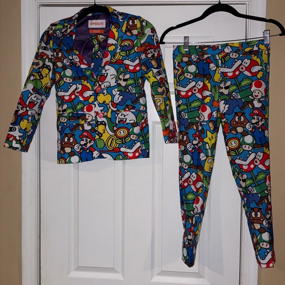 OppoSuits | Matching Sets | Opposuits Kids Super Mario 3 Pc Suit Kid ...